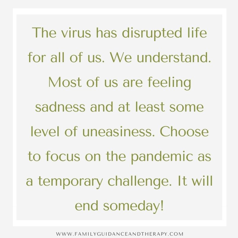 Coping with Coronavirus Blues | Family Guidance & Therapy Center